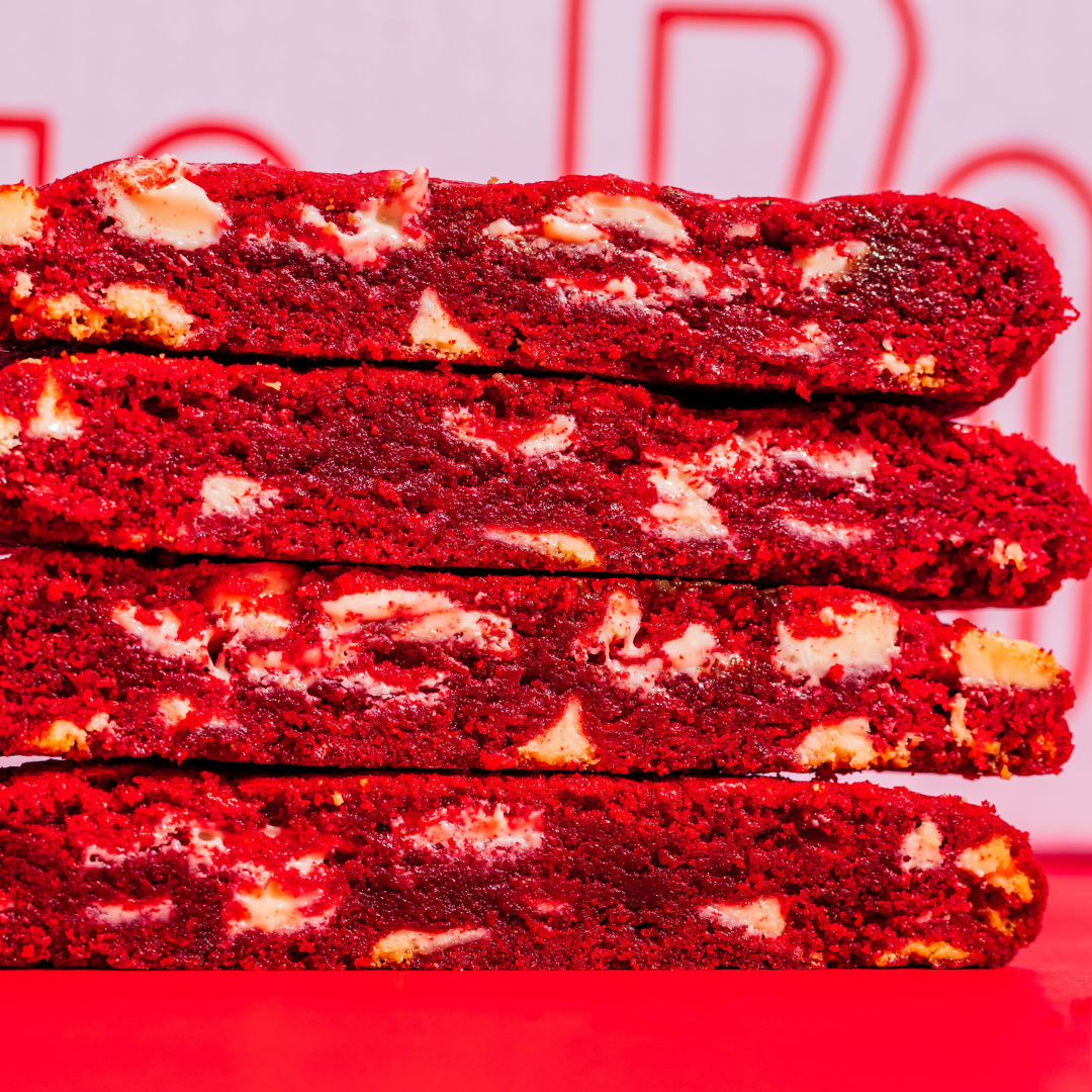 Red Velvet & Belgian White Chocolate Cookies 2Pac – Brooklyn Boy Bagels